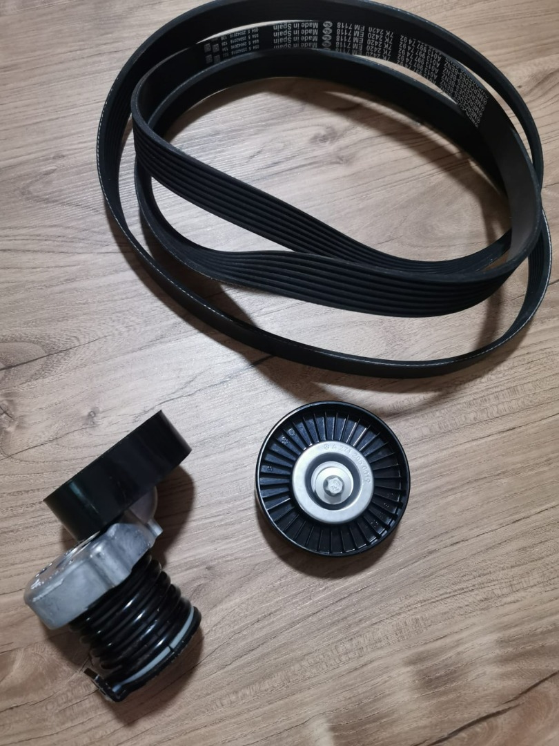 Mercedes W204 M271 Kompressor Engine Cam Gear kit and Pulley & Belt ...