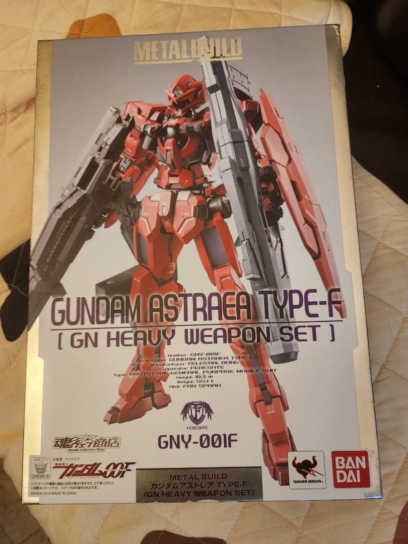 Metal Build Astraea Gundam Type-F (GN Heavy Weapon Set), Hobbies & Toys ...