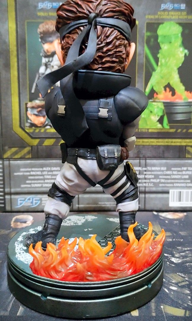 Metal Gear Solid Snake Statue, Hobbies & Toys, Toys & Games on Carousell