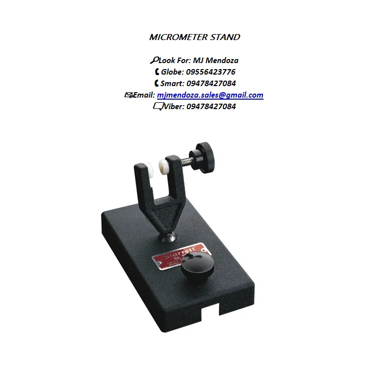 MICROMETER STAND, Commercial & Industrial, Industrial Equipment on Carousell