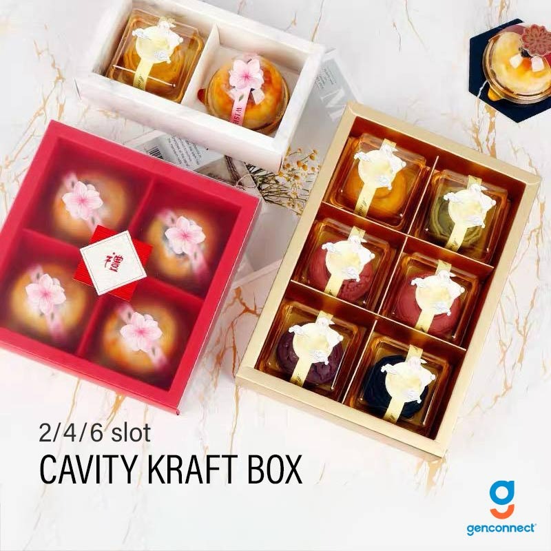 Mid Autumn Festival Cake Box Mooncake Box Moon Cake Festive Kraft ...