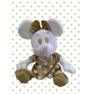 Minnie Mouse White Gold Disney Plushy Plush Toy, Hobbies & Toys, Toys ...