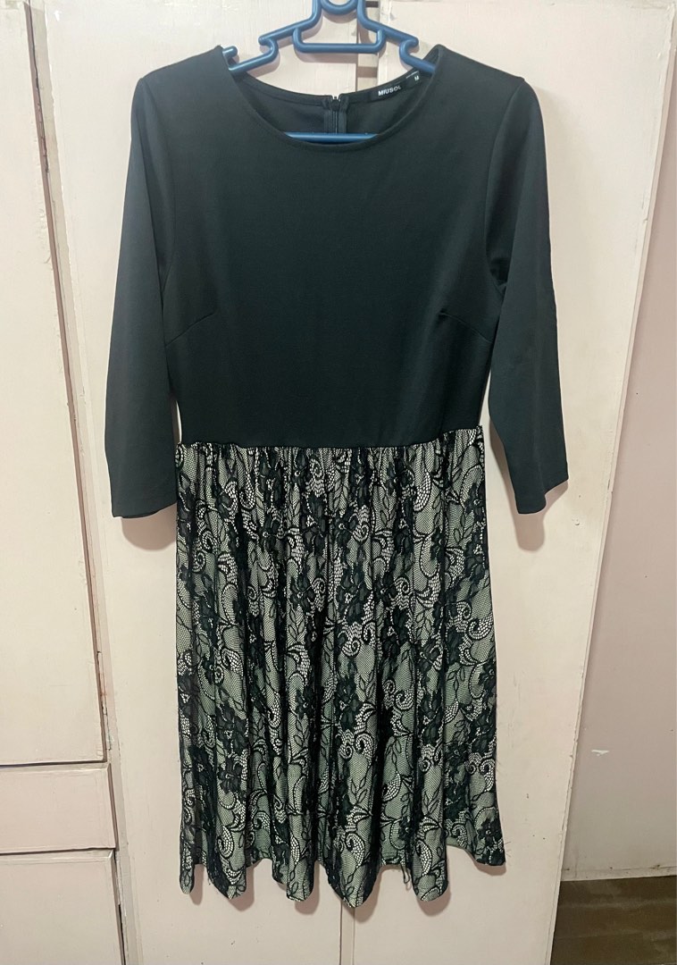 MIUSOL 3/4 sleeves Lace dress on Carousell