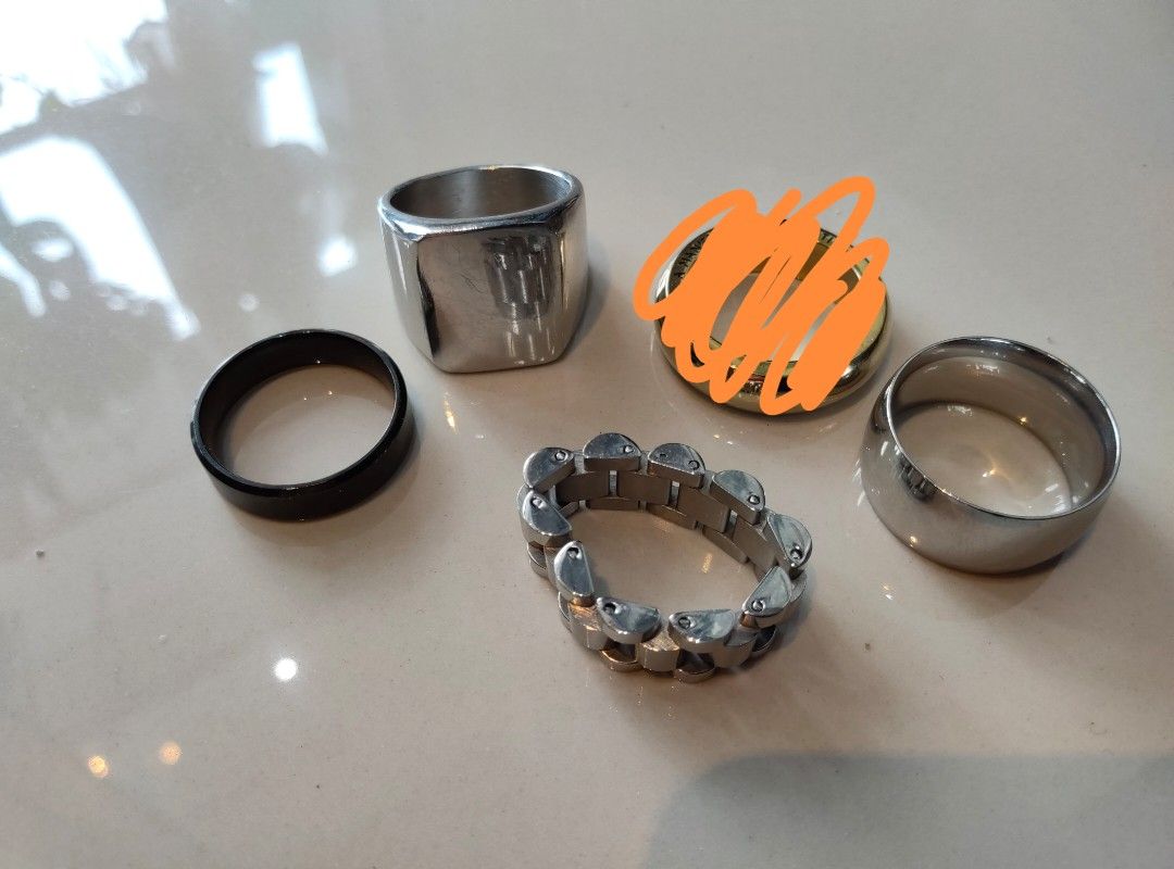 mix ring collection, Men's Fashion, Watches & Accessories, Jewelry on ...