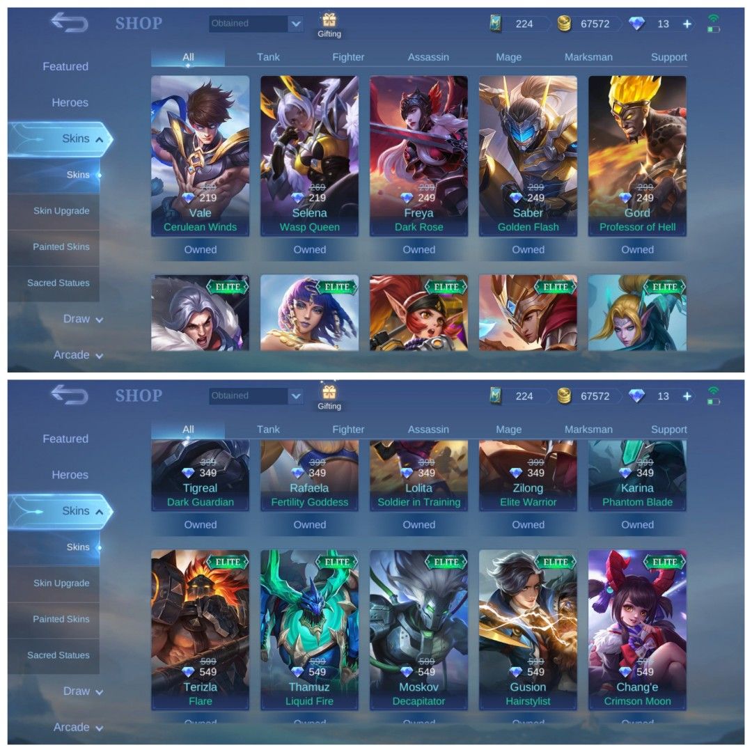 Mobile Legends Account mlbb account, Video Gaming, Video Games, Others ...