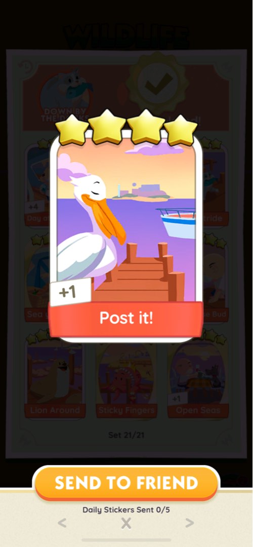 monopoly go trading card post it, Video Gaming, Video Games, Others on ...