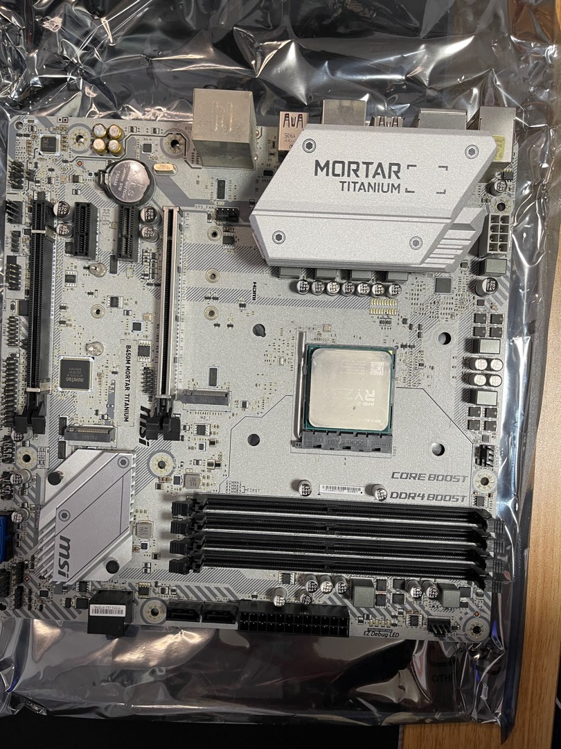 MSI Mortar Titanium B360M with AMD Ryzen 7 2700x, Computers & Tech ...