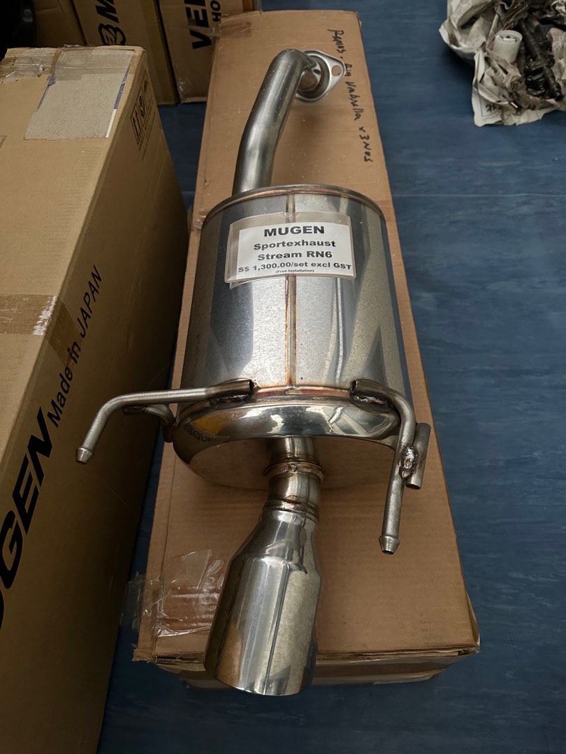 Mugen S2000 and Stream Exhaust, Car Accessories, Accessories on Carousell
