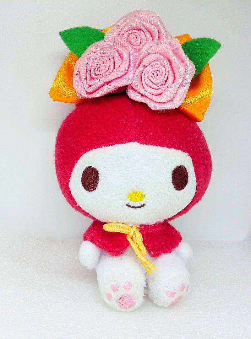 Sanrio My Melody Pink Roses Plush Charm, Hobbies & Toys, Toys & Games ...