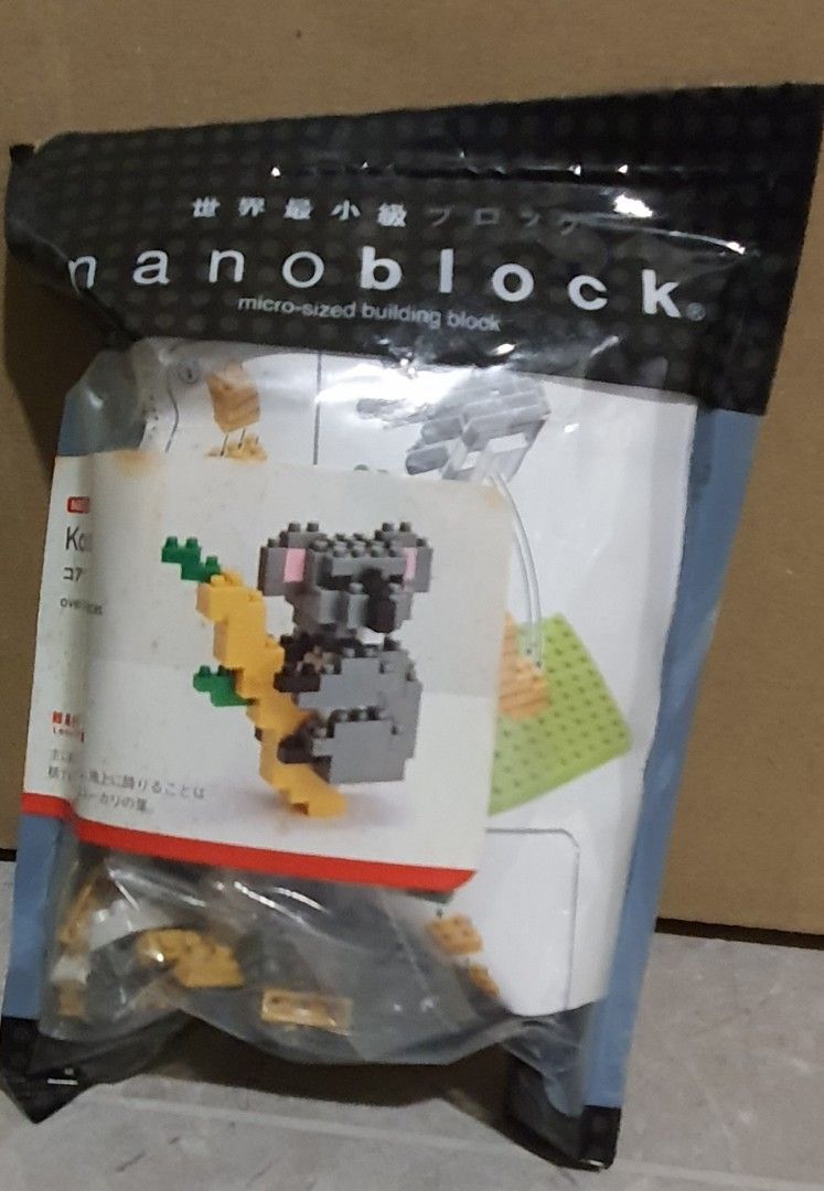 Nanoblocks - Koala, Hobbies & Toys, Toys & Games on Carousell