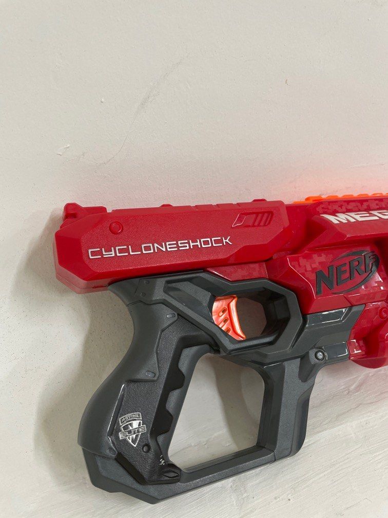 Nerf Gun Mega Cycloneshock, Hobbies & Toys, Toys & Games on Carousell