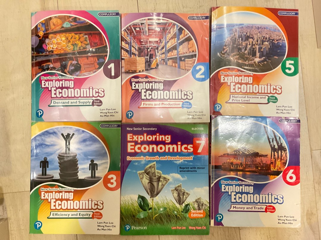 New Senior Secondary Exploring Economics 1,2,3,5,6,7, 興趣及遊戲, 書本 & 文具 ...