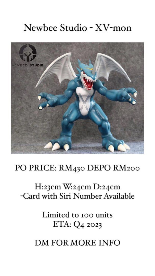 Newbee Studio - XV-mon, Hobbies & Toys, Toys & Games on Carousell