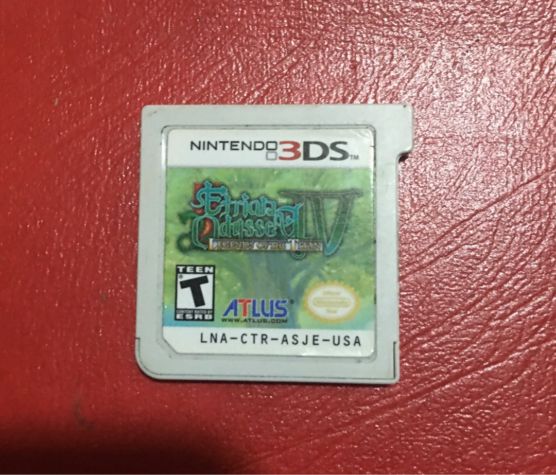 Nintendo 3DS cart only Etrian Odyssey IV: Legends of the Titan US ...