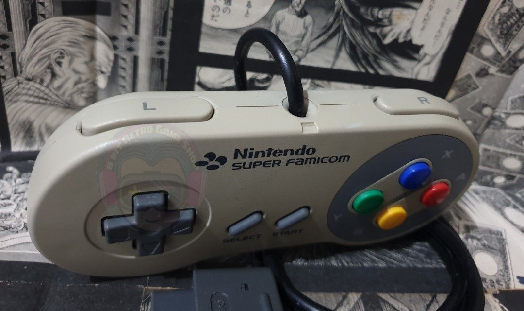 Nintendo Super Famicom SNES Original Controller, Video Gaming, Gaming ...