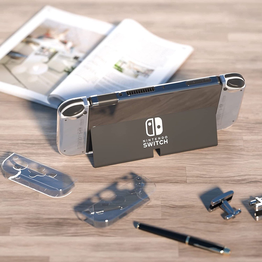 Nintendo Switch Oled / Normal / Lite Clear PC Case/Casing with Stand ...