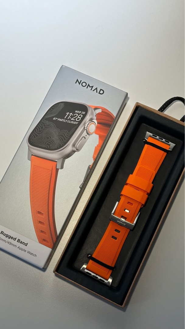 Nomad Strap for Apple Watch Ultra, Mobile Phones & Gadgets, Wearables & Smart Watches on Carousell