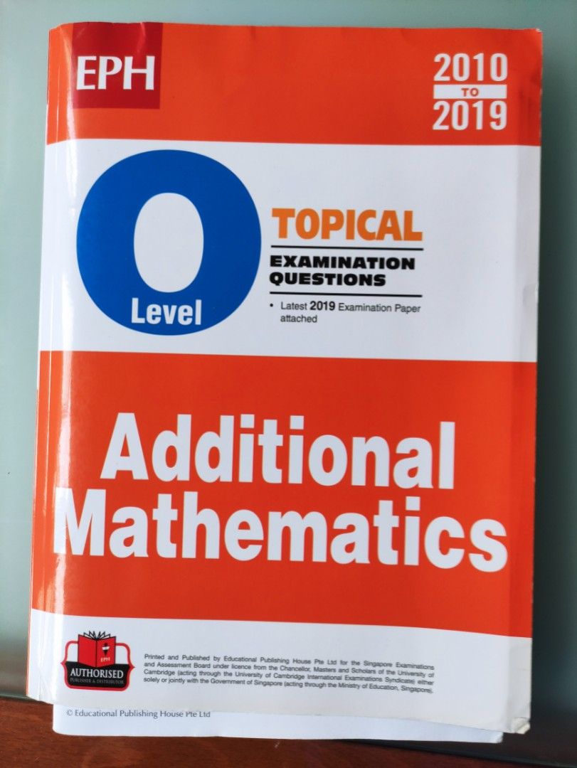 O Level Add Maths TYS, Hobbies & Toys, Books & Magazines, Assessment ...