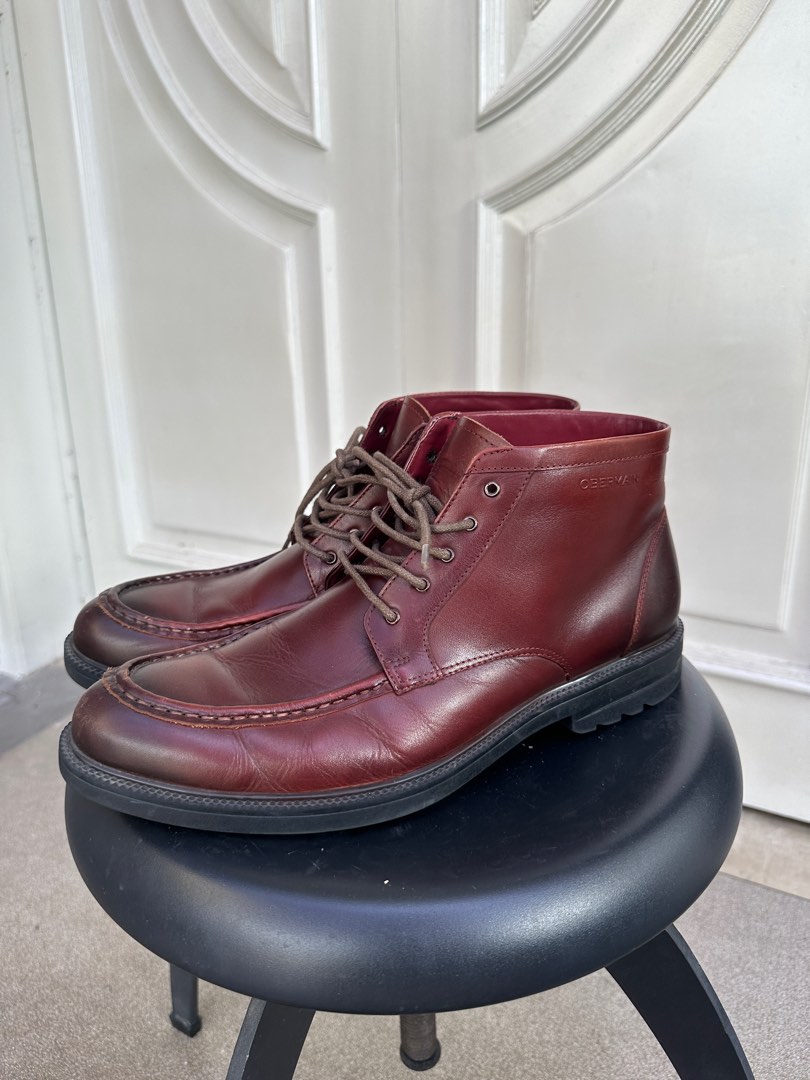 Obermain formal boots, Fesyen Pria, Sepatu , Sepatu Formal di Carousell