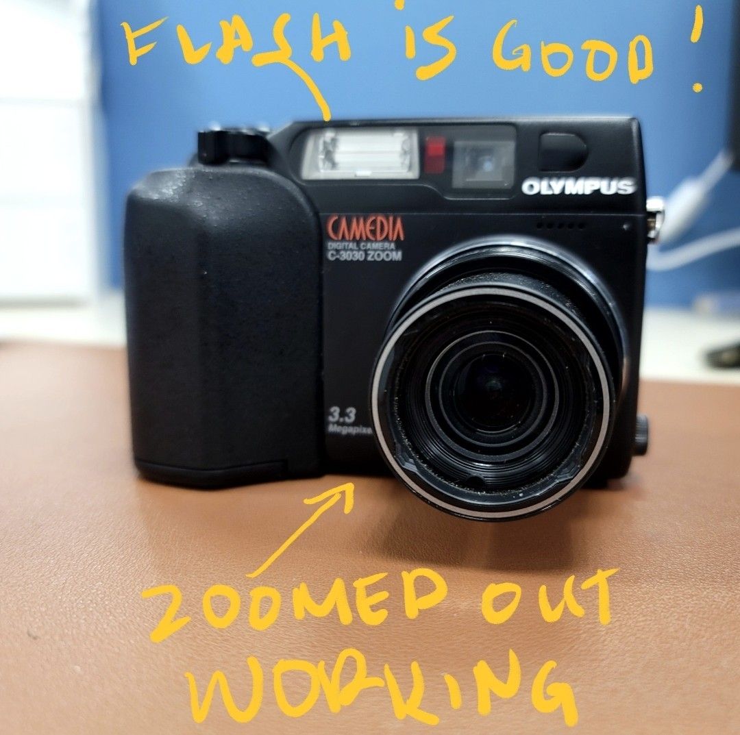 Olympus CCD camera film like C3030, Photography, Cameras on Carousell