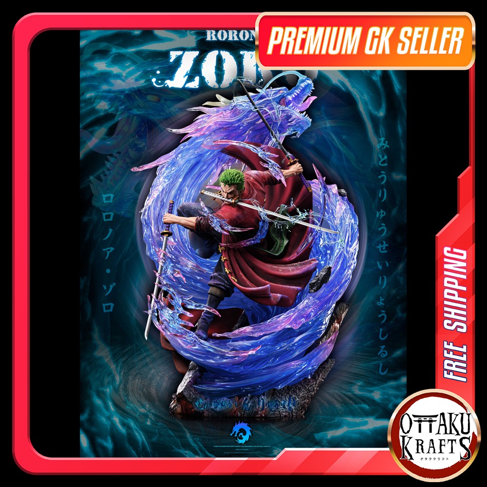 One Piece | Roronoa Zoro | Three Knives Studio | 【FREE Shipping - PO】GK ...