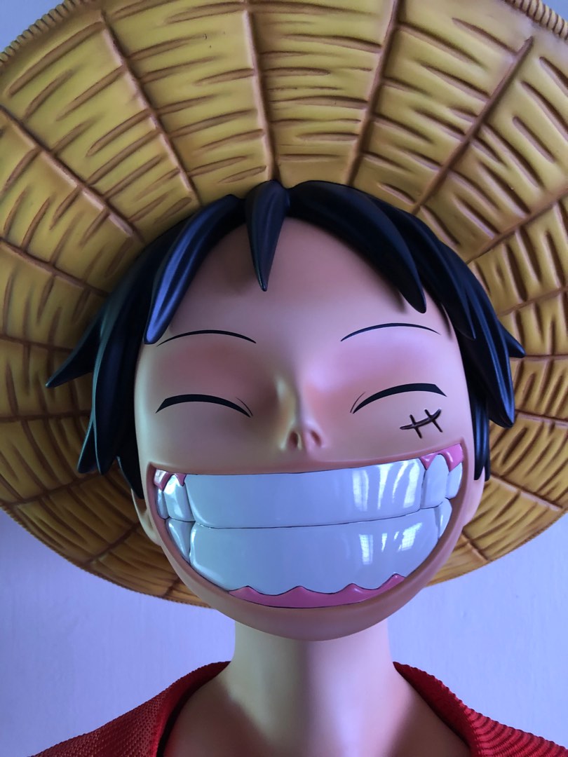 ONE PIECE LUFFY GOOD CONDITION 1/1 SCALE STATUE, Hobbies & Toys, Toys ...