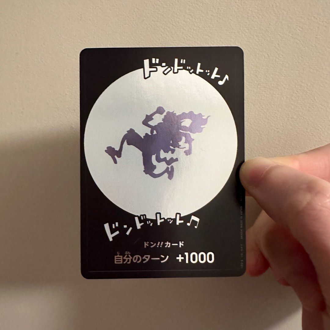 [Instock/Free Mailing!] One piece tcg nika don gear fifth 5 monkey d ...