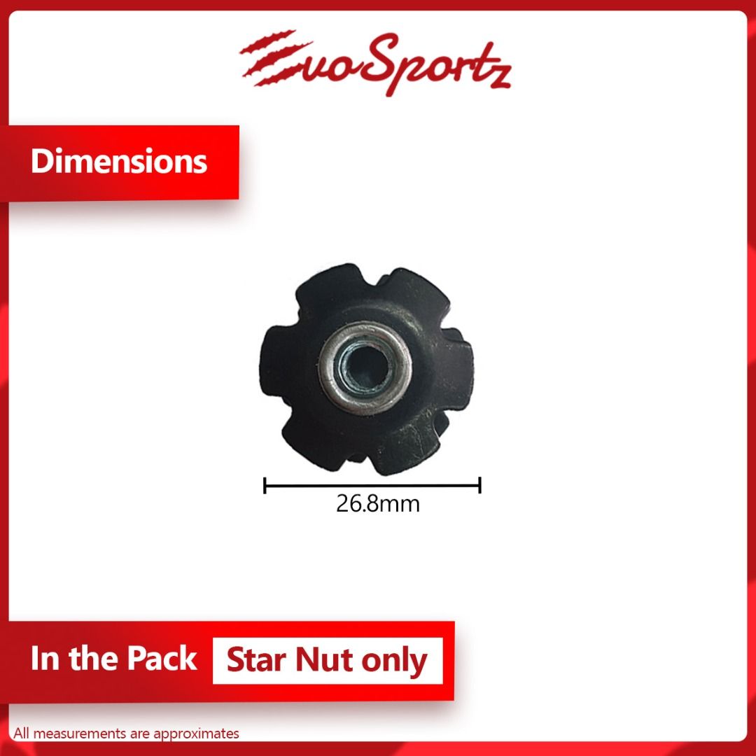 ONXVE Star Nut | Bike Headset Star Nut, Sports Equipment, Bicycles ...