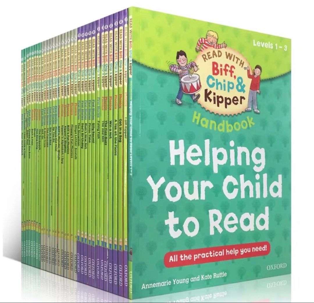 Oxford reading tree biff chip kipper English children reading 33 books ...
