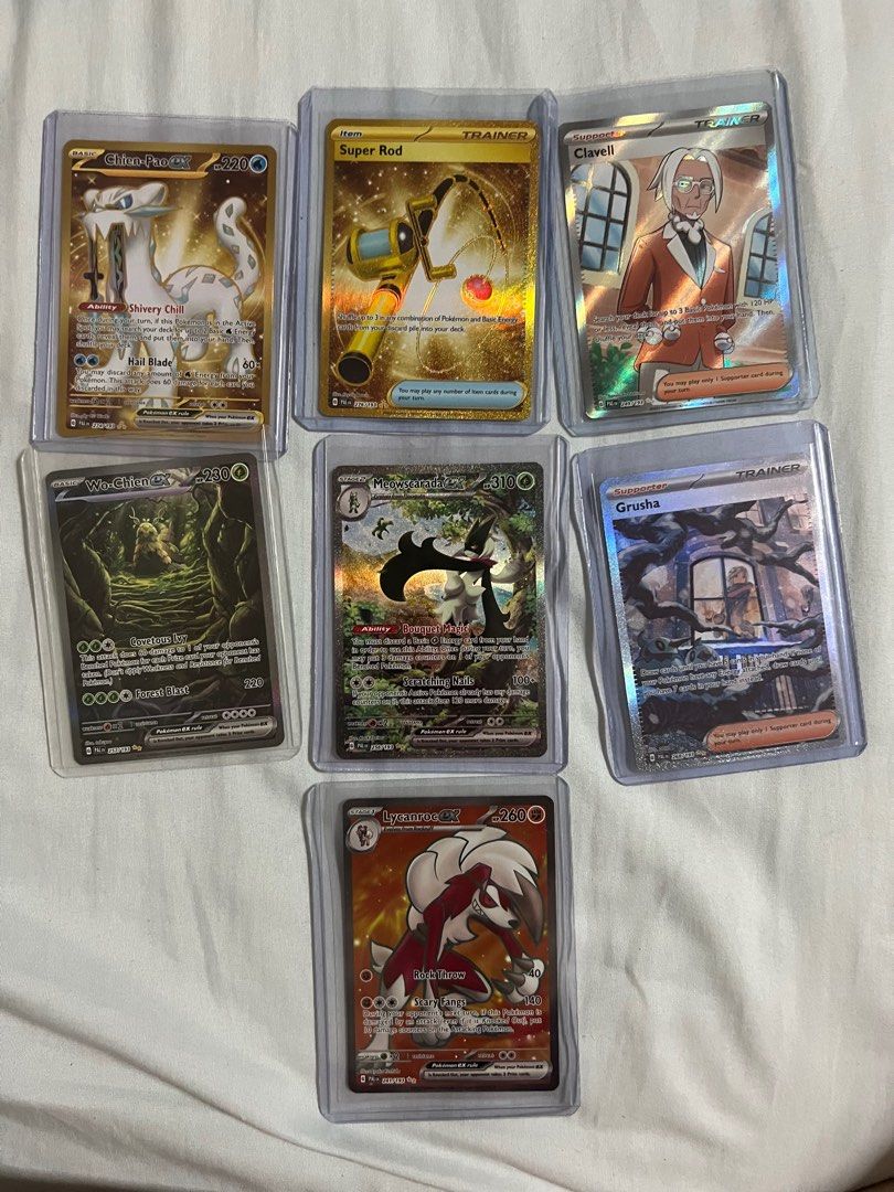 Paldea evolved Gold ex full art secret illustration rare trainer SIR ...