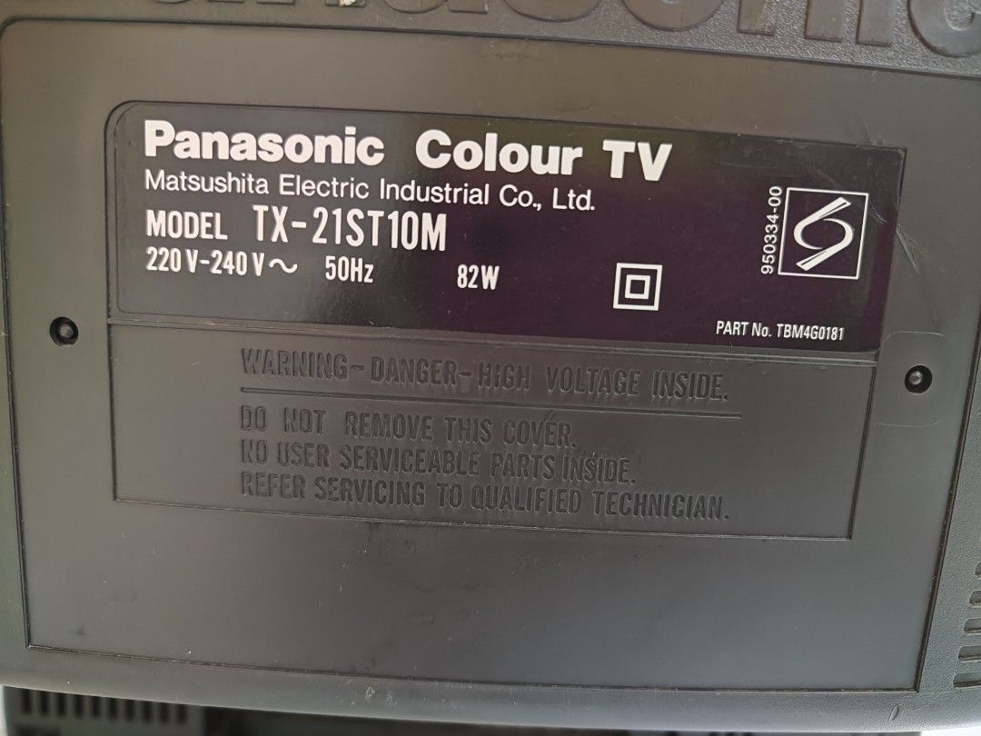 Panasonic colour TV(model TX-21ST10M), TV & Home Appliances, TV ...