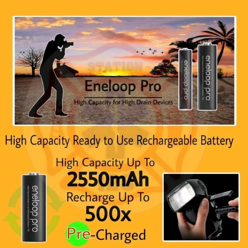 Panasonic Eneloop Pro Smart & Quick Charger Kit, Photography ...