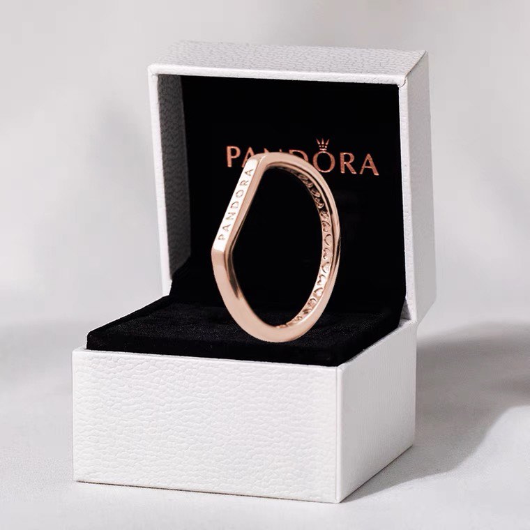 Pandora Logo Bar Stacking Ring, Women's Fashion, Jewelry & Organisers ...