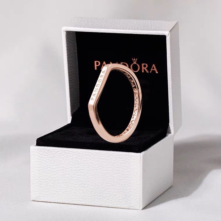 Pandora Logo Bar Stacking Ring, Women's Fashion, Jewelry & Organisers, Rings on Carousell