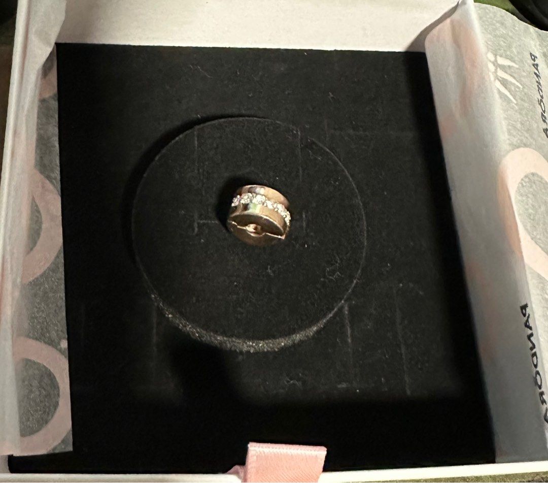 Pandora Sparkling Row Spacer Charm, Women's Fashion, Jewelry ...