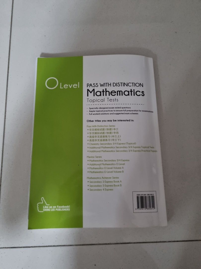 Pass with Distinction - Mathematics, Hobbies & Toys, Books & Magazines, Assessment Books on ...