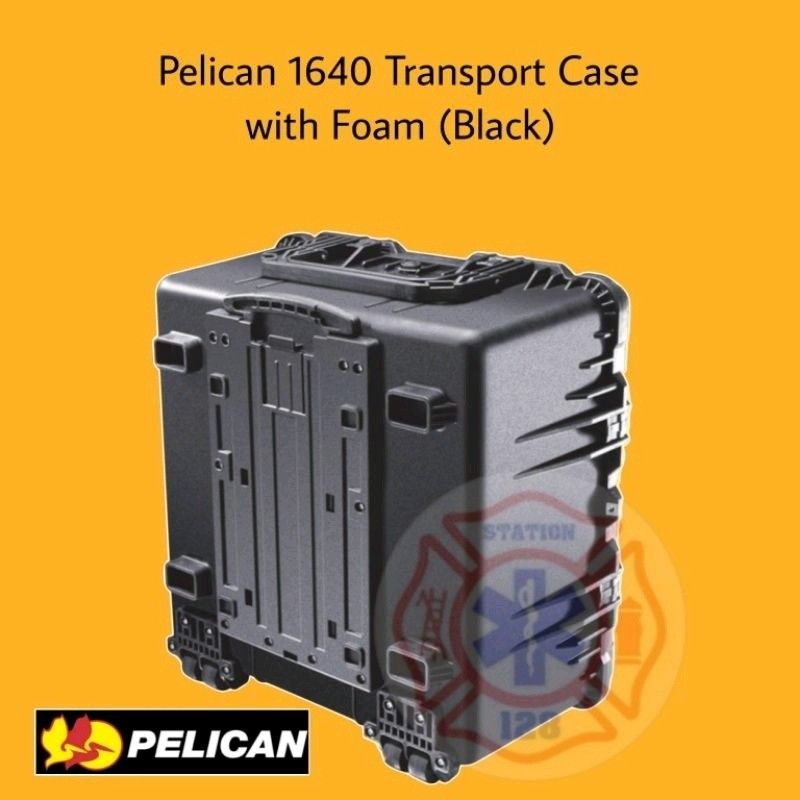 Pelican 1640 Transport Case with Foam Black on Carousell