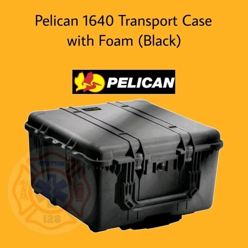Pelican 1640 Transport Case with Foam Black on Carousell