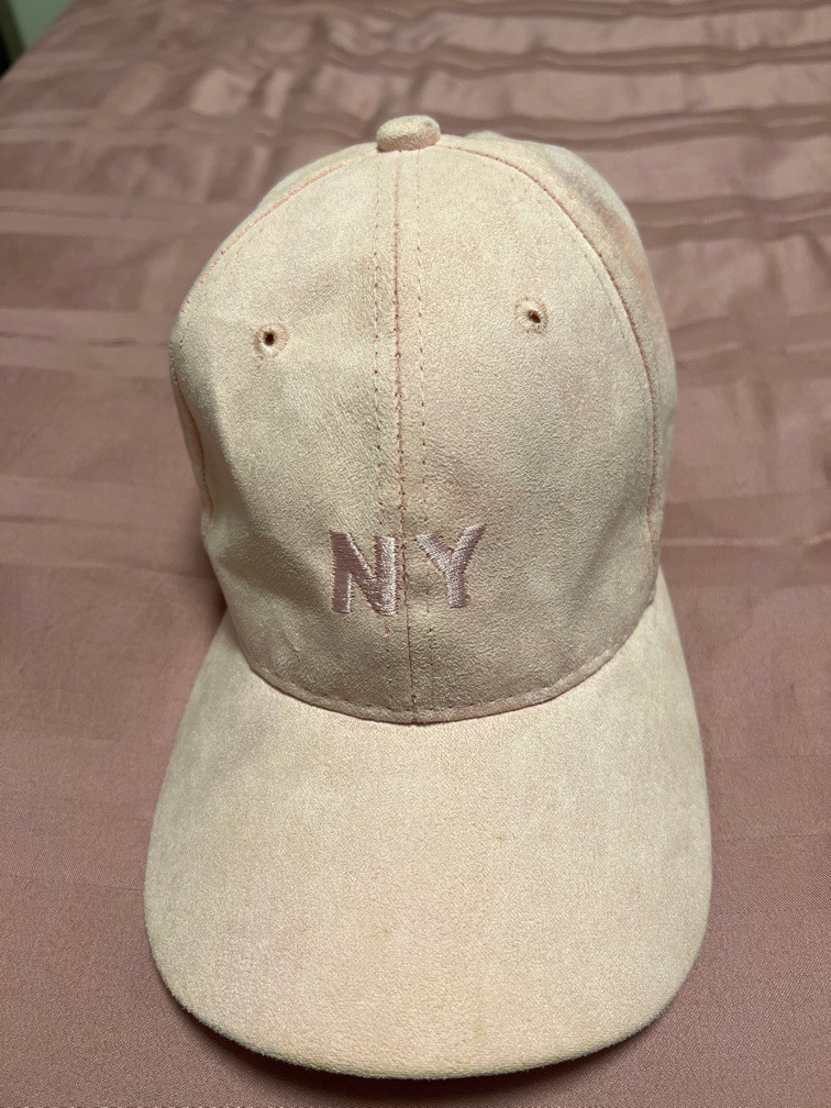 Pink NY cap, Men's Fashion, Watches & Accessories, Caps & Hats on Carousell