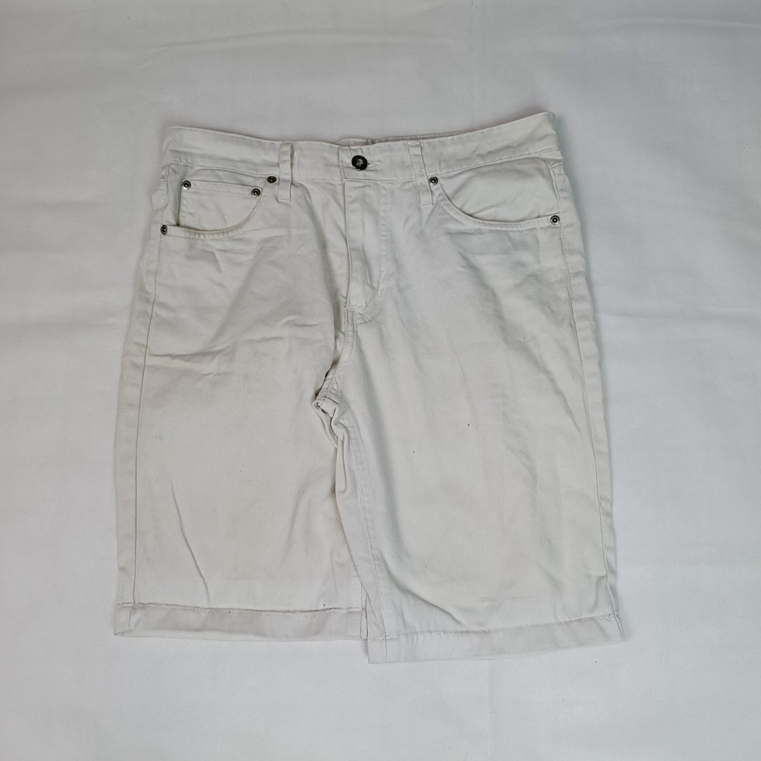 Plain White Jorts on Carousell