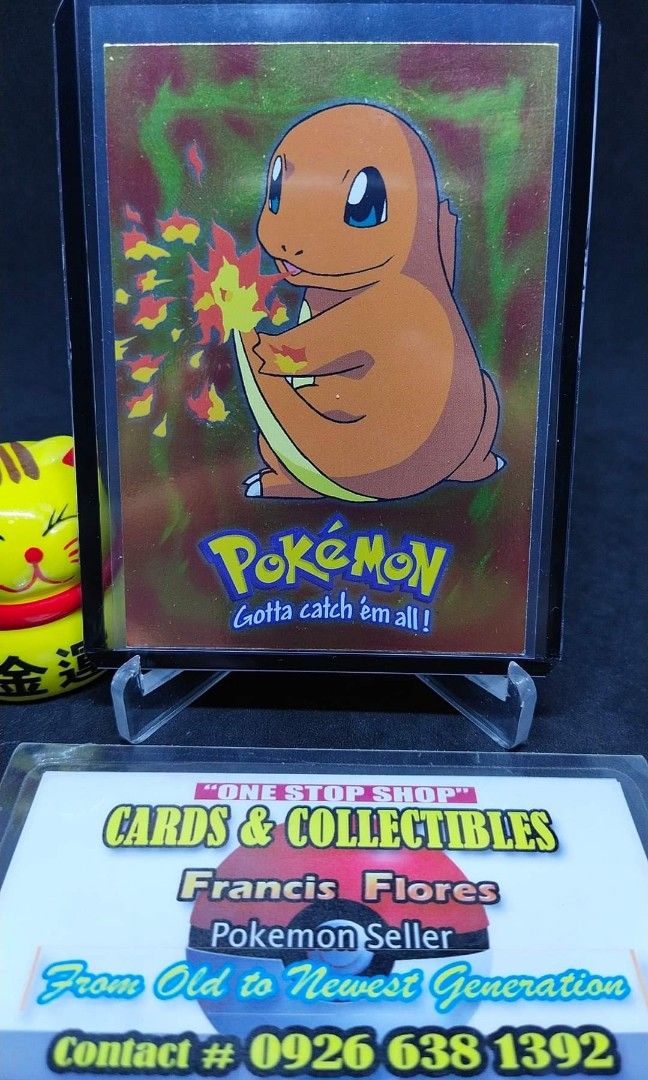 Pokemon Card - CHARMANDER # E4 (MOVIE EDITION - FOIL) TOPPS POKEMON ...
