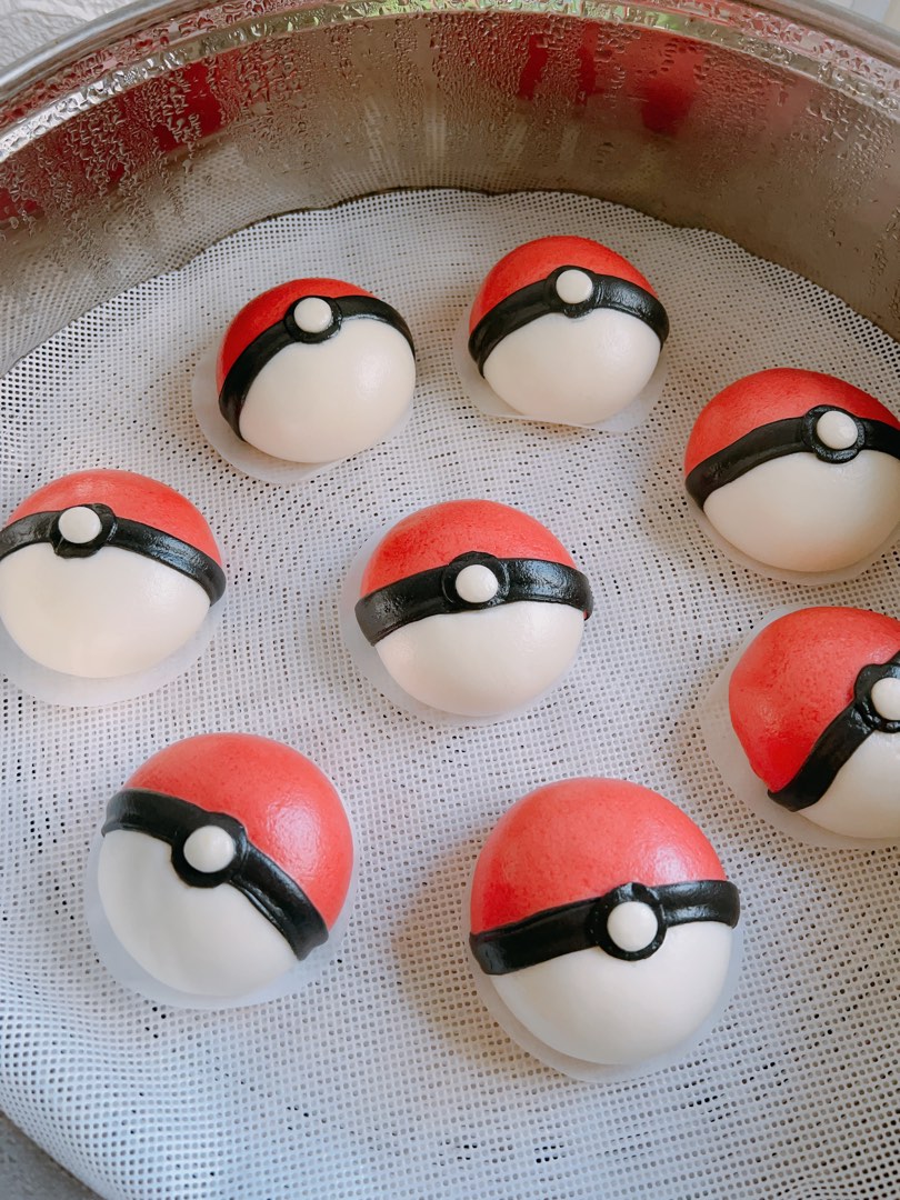 Pokémon bun/ steamed bun / mantou, Food & Drinks, Homemade Bakes on ...