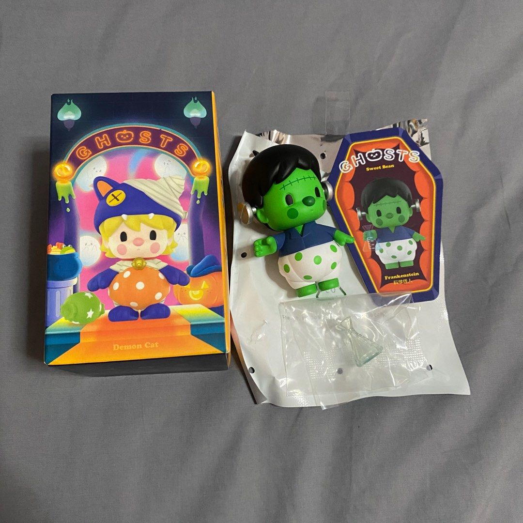 Popmart Pop Mart Sweet Bean Ghost Frankenstein, Hobbies & Toys, Toys ...