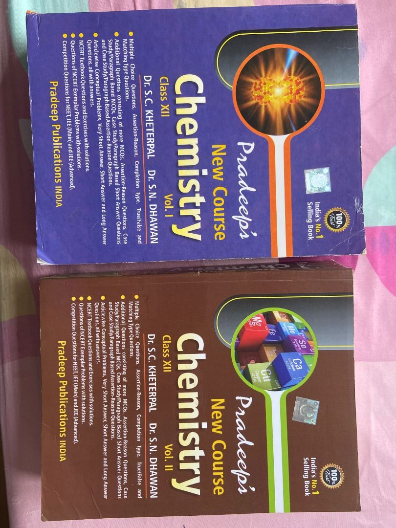 Pradeep's New Course Chemistry Class 12 Vol. 1 (Dr S.C Kheterpal, Dr S ...