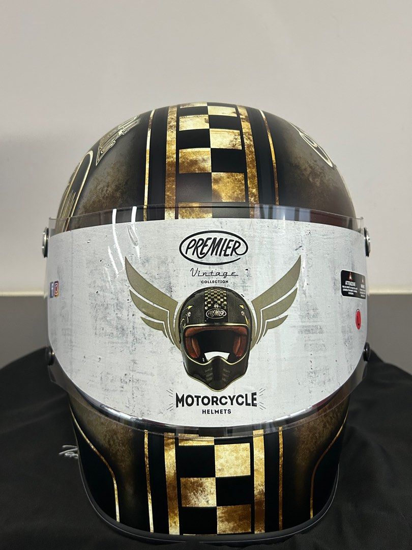 Premier Trophy OP 9 BM Helmet, Motorbikes on Carousell