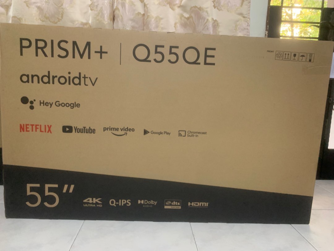 PRISM + Q55QE 4K ULTRA HD, TV & Home Appliances, TV & Entertainment, TV ...