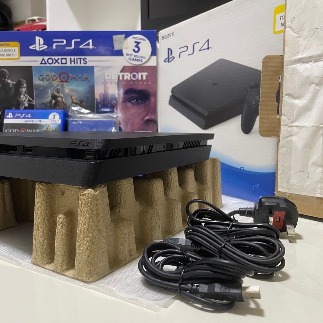 Ps4 Slim 500gb with receipt, Video Gaming, Video Game Consoles ...