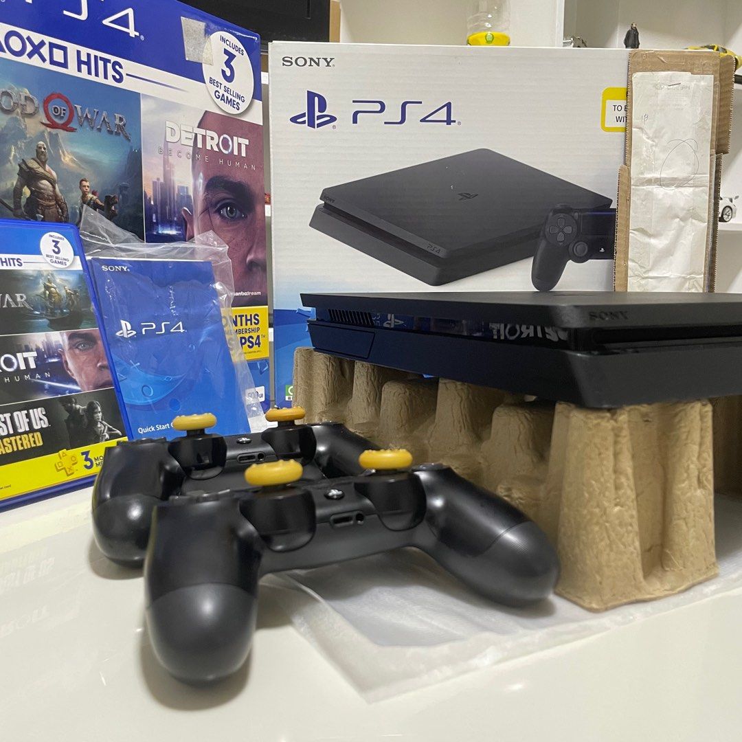 Ps4 Slim 500gb with receipt, Video Gaming, Video Game Consoles ...