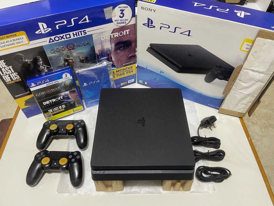 Ps4 Slim 500gb with receipt, Video Gaming, Video Game Consoles ...