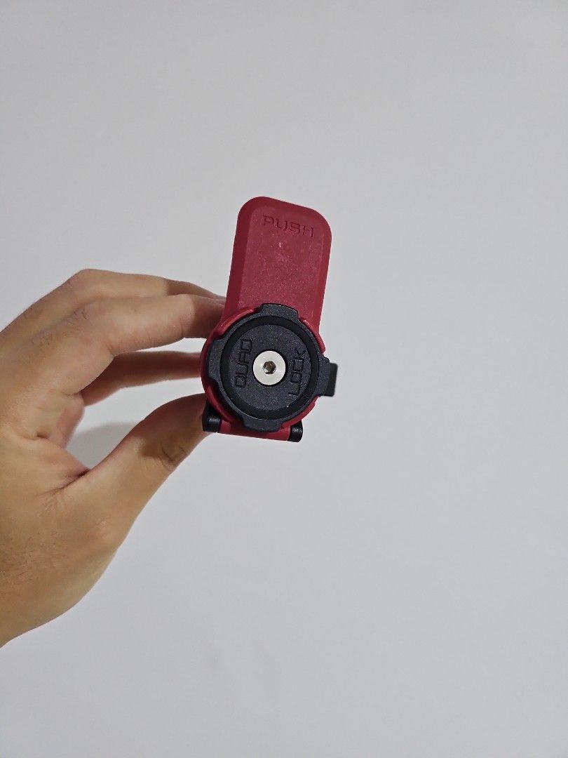 Quadlock Bicycle Phone Holder (Single Pivot Arm, Bar Clamp Medium Base ...